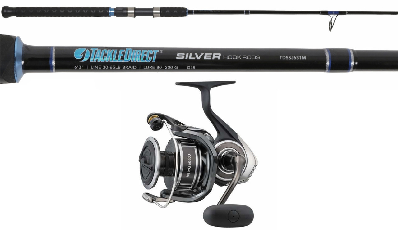 TackleDirect Silver Hook Spinning Jigging Combos - TackleDirect