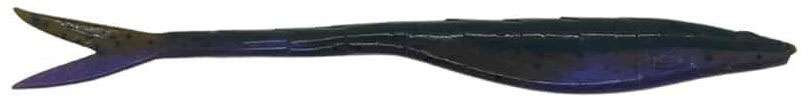 Googan Baits Dart - 6in - Green Pumpkin Purple - TackleDirect