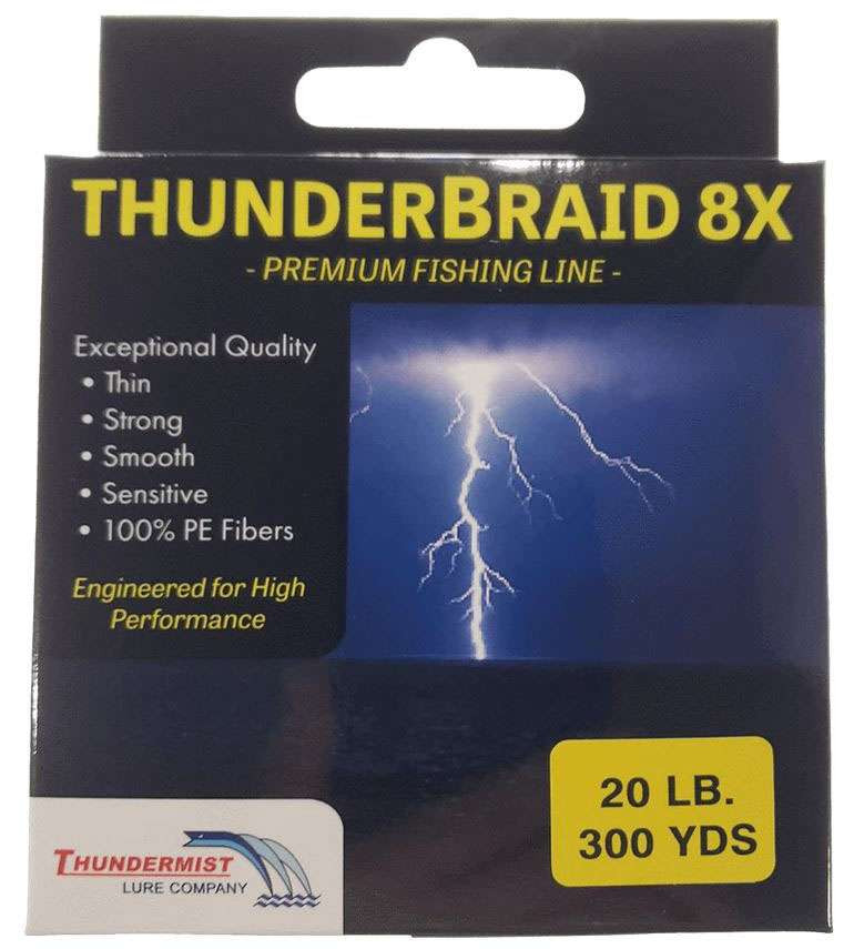 Thundermist ThunderBraid 8X Braided Line - 15lb - 300yd - TackleDirect