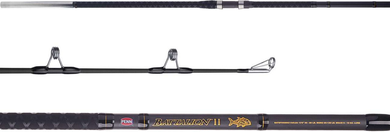 Penn BATSFII5080C13 Battalion II Surf ULUA Rod - 13 ft - TackleDirect