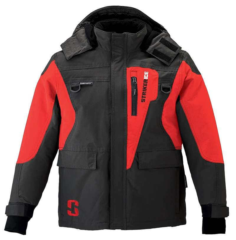 Striker Youth Predator Jacket - Black/Red - 10 - TackleDirect