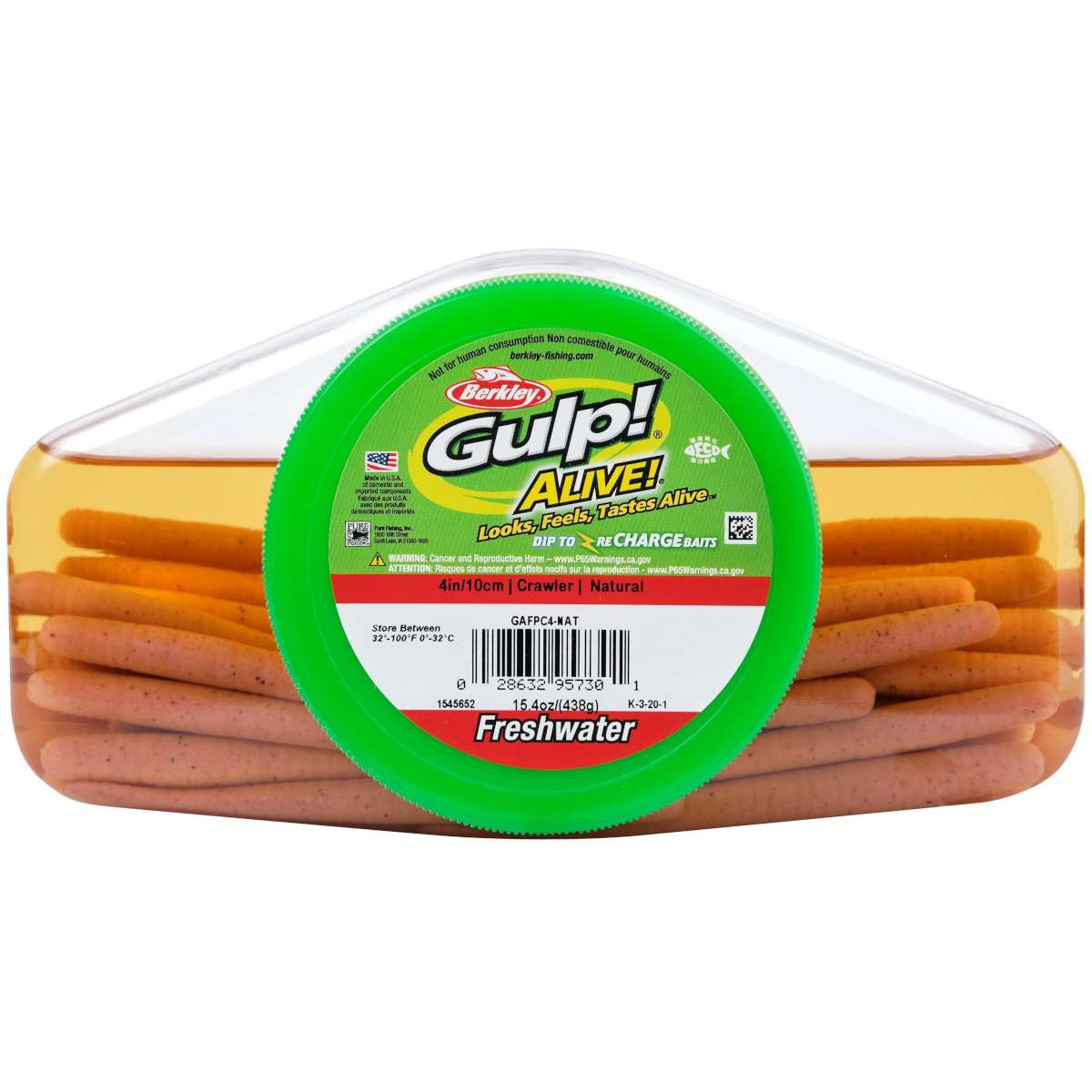 Berkley Gulp! Alive Crawler - Pint - Natural - TackleDirect