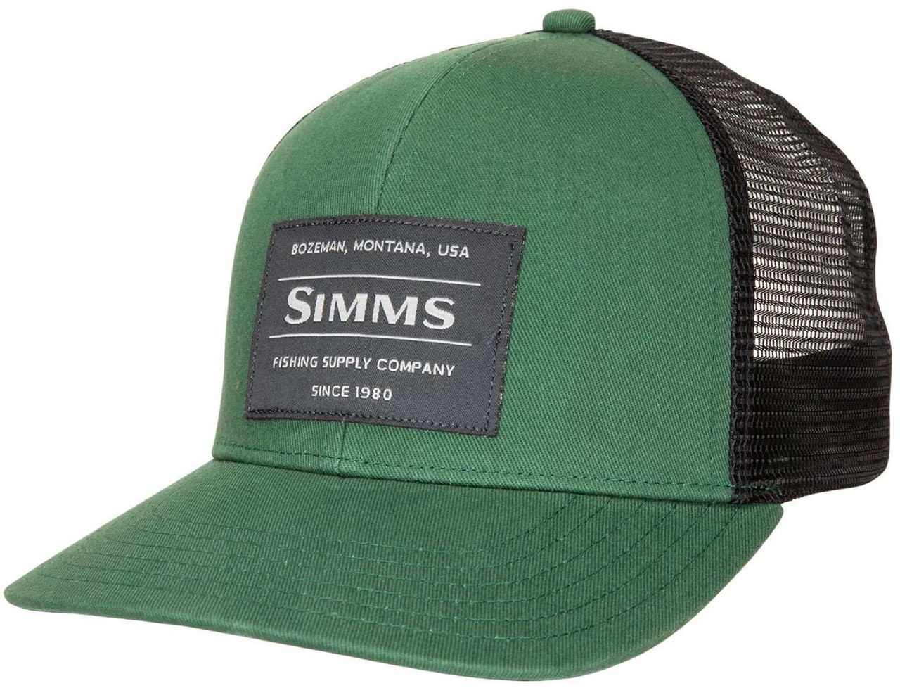 Simms Original Patch Trucker Hat - Moss - TackleDirect