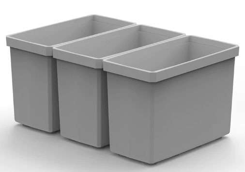 Buzbe Customizable Deep Bins - (3) 1x2D Deep Bins - TackleDirect