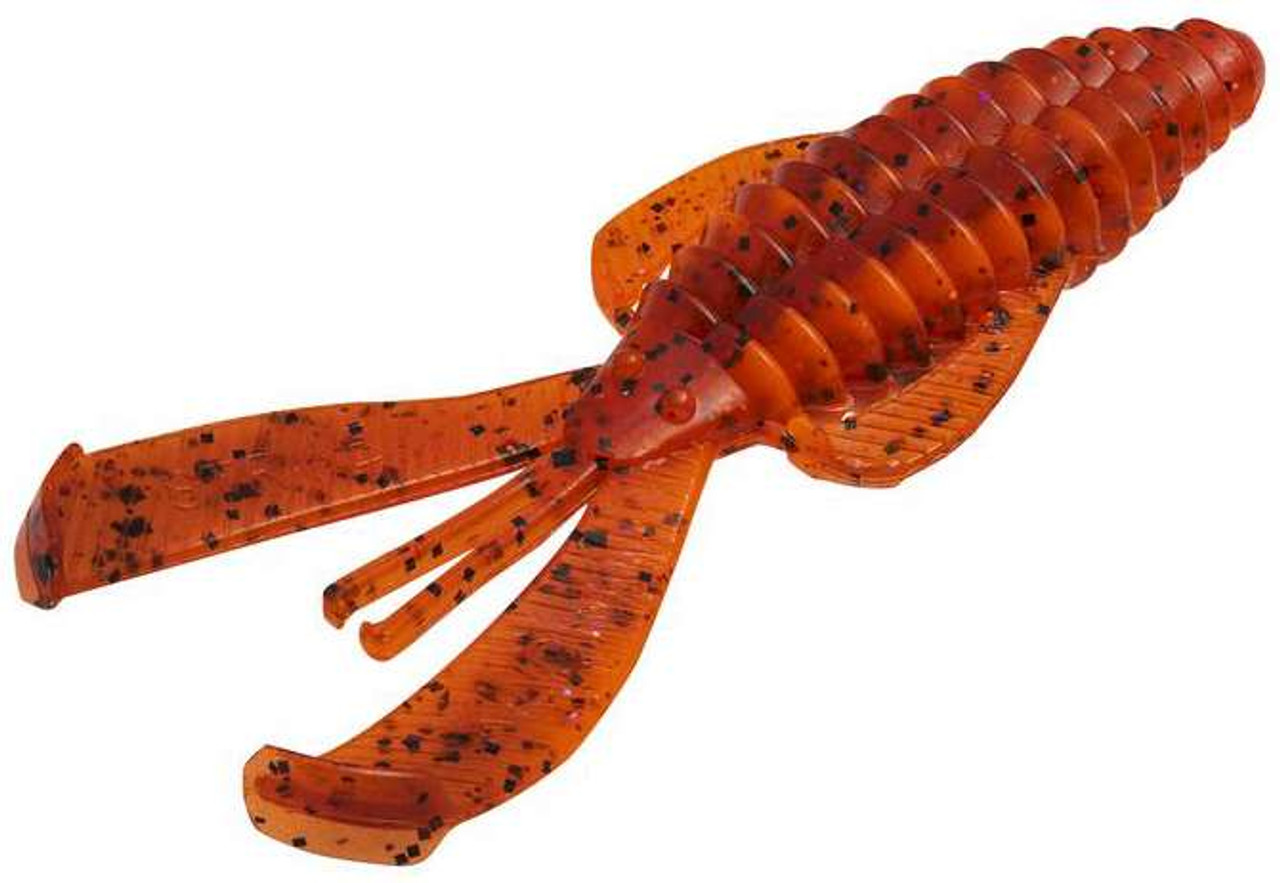 Strike King Rage Tail DB Structure Bug - Fire Craw - TackleDirect