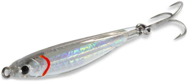 Fat Cow Fat Minnow Epoxy Resin Jig - 1.5oz - Chrome - TackleDirect