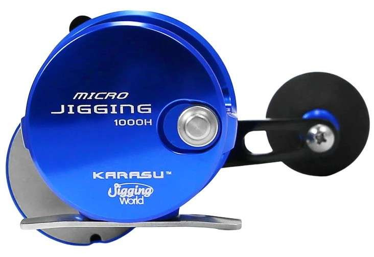 Jigging World JW-MICRO-BLBKL MJ LD Conventional Reel - TackleDirect