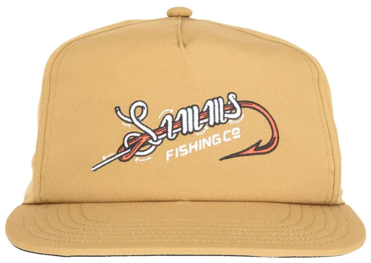 Simms Unstructured Flat Brim Cap - Camel - TackleDirect