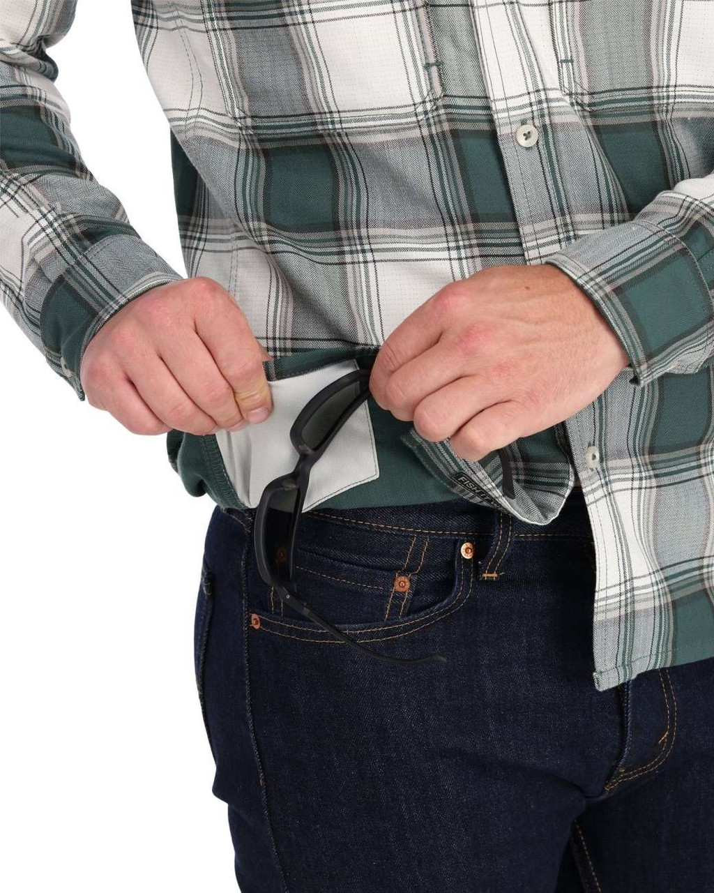 Simms Mens Guide Flannel - TackleDirect