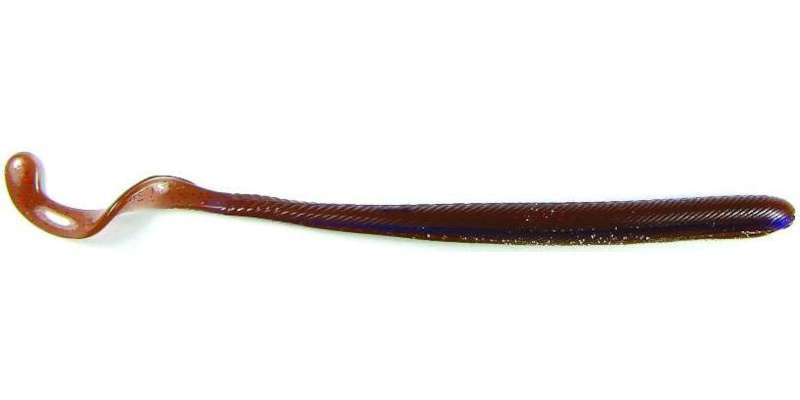 Roboworm CL-A2AR 5.5 in. Curly Tail Worm - Oxblood Light/Red Flake