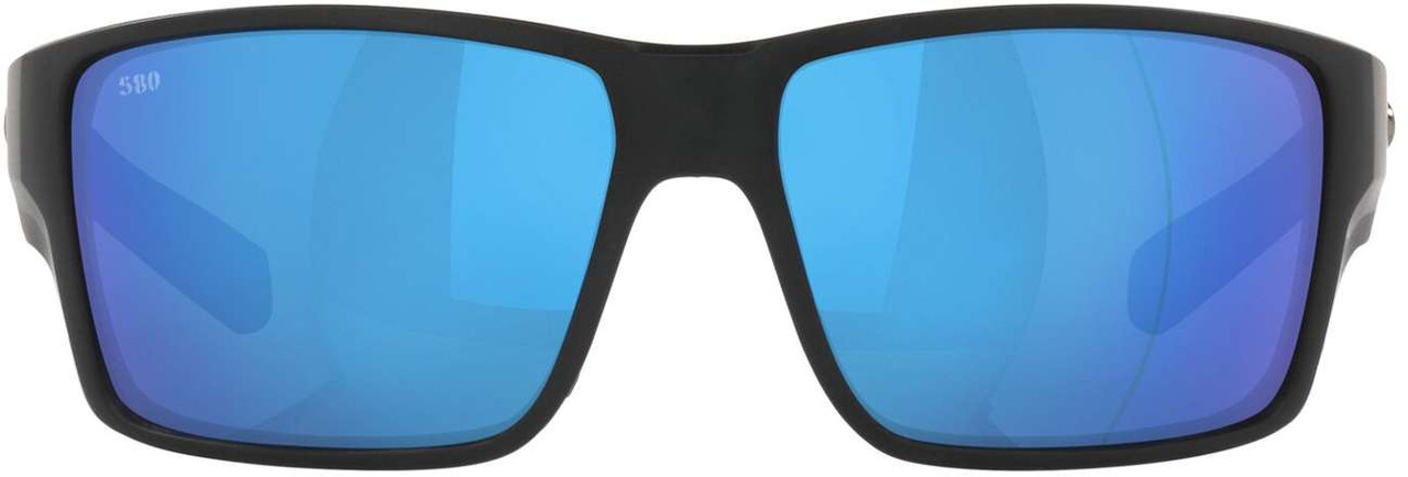 Costa Reefton Pro Sunglasses - Matte Blk/Bl Mirror 580G - TackleDirect