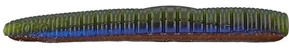 Roboworm Ned Worm - 3 inch - Aarons Magic Red and Black Flake