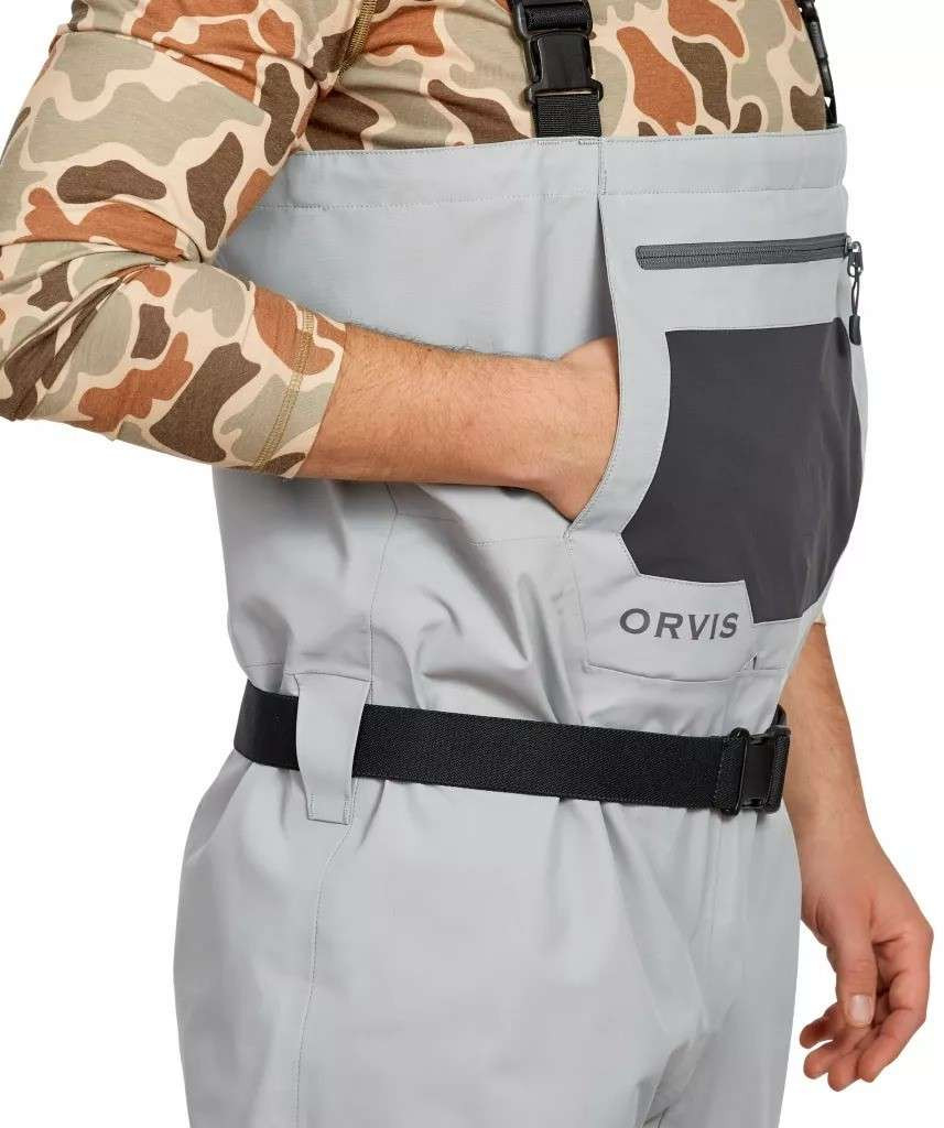 Orvis Clearwater Bootfoot Waders - Stone - Medium/8