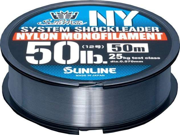Sunline SaltiMate System Shock Mono Leader - 55yds 50lb - TackleDirect