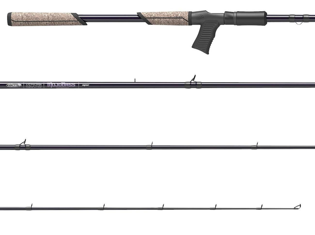 St. Croix Mojo Bass Trigon Casting Rods - TackleDirect