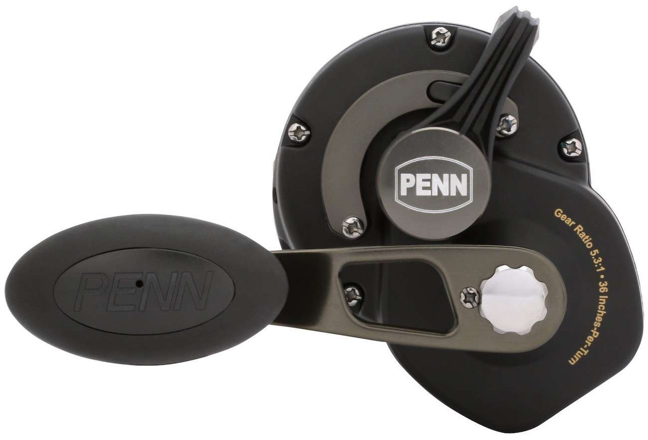 Penn SQLII30LD Squall II Lever Drag Reel - TackleDirect
