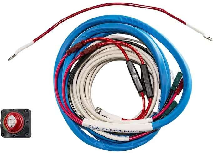 Sea Clear Power Wiring Harness With Switch and Jumper - TackleDirect