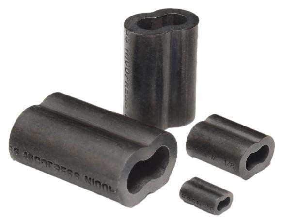 Nicopress Black Oxide Copper Oval Sleeve 1/16in - 200pk - TackleDirect