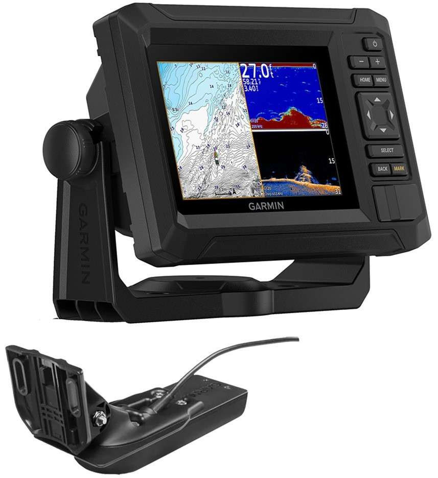 Garmin ECHOMAP UHD2 53cv Combo with GT20-TM - TackleDirect