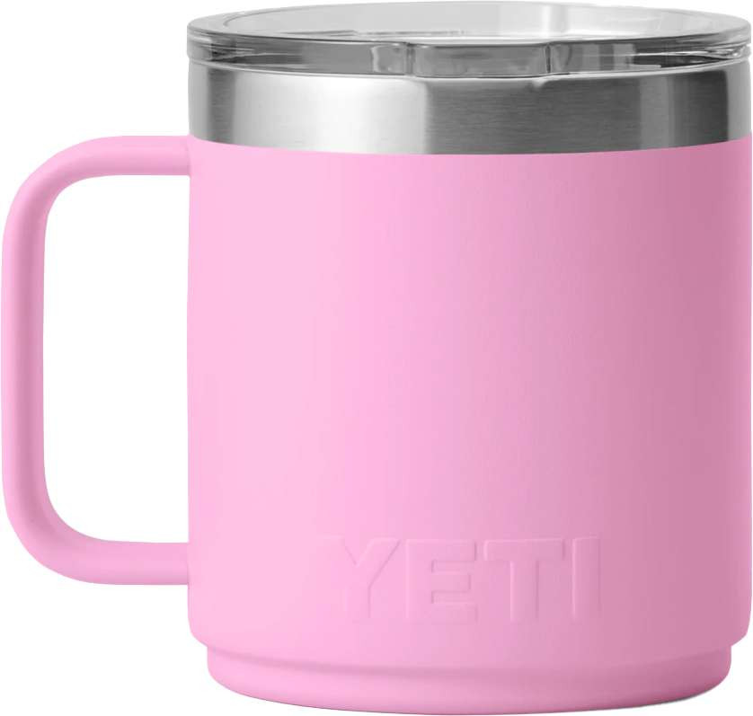 YETI Rambler 10oz Mug with Magslider Lid - Power Pink - TackleDirect