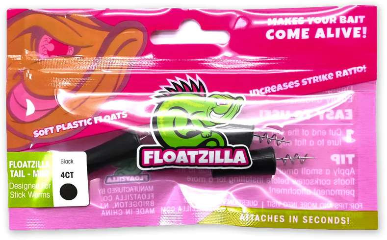 Floatzilla SO-MINIT-BK Float Tails - Mini - TackleDirect