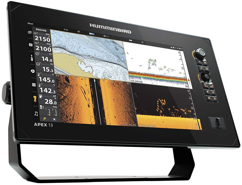 Humminbird APEX 13 MSI+ Chartplotter - TackleDirect