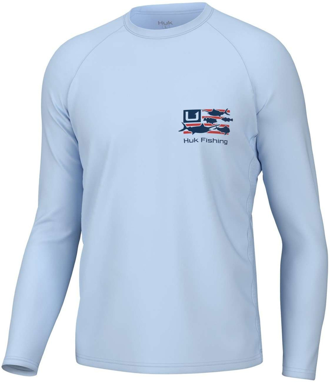 Huk Trophy Flag Pursuit L/S Shirt - TackleDirect Huk Trophy Flag Pursuit L/S Shirt - TackleDirect