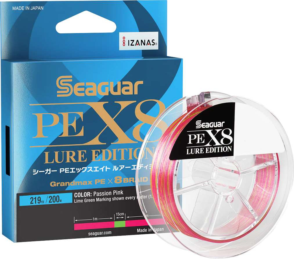 Seaguar JDM PEX8 Lure Edition Micro Braid - 219yd - 33lb - TackleDirect