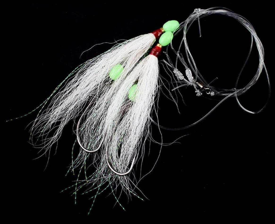 Jigging World Hi-Lo Bucktail Rigs - TackleDirect