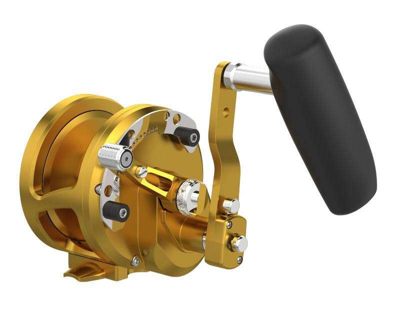Avet HXJ 5/2 MC Raptor Plus RH Lever Drag Conventional Reel - Gold ...