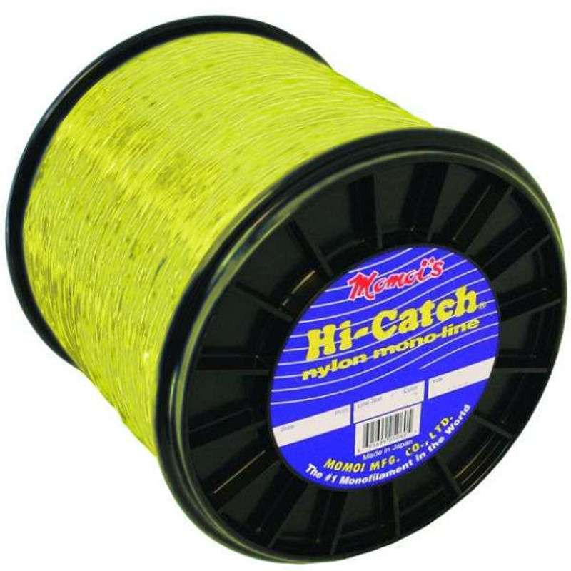 Momoi Hi-Catch Monofilament - Fluorescent Yellow - TackleDirect