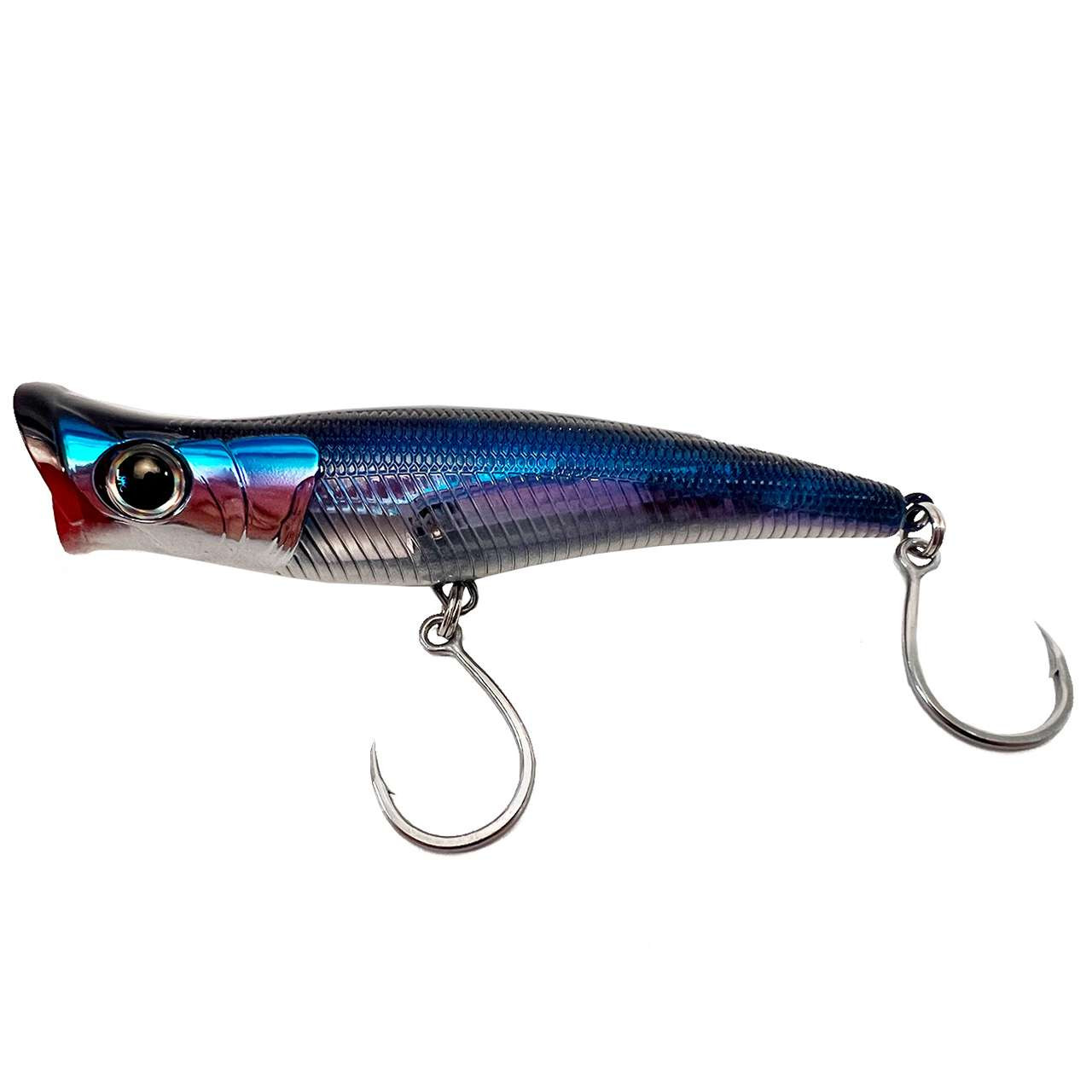 OTI Mikros-Pop 130 Topwater Lure - Blue/Pink Herring - TackleDirect
