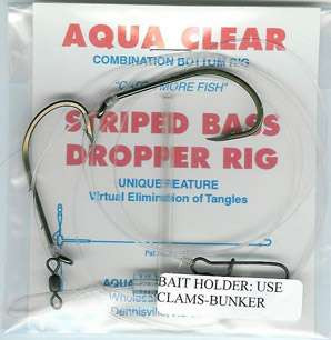 Aqua-Clear ST-6 Striped Bass Dropper Rig - TackleDirect