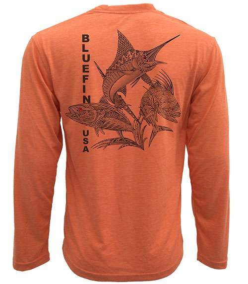 Bluefin USA Zentangle 3 Guys LS Technical Shirts - TackleDirect