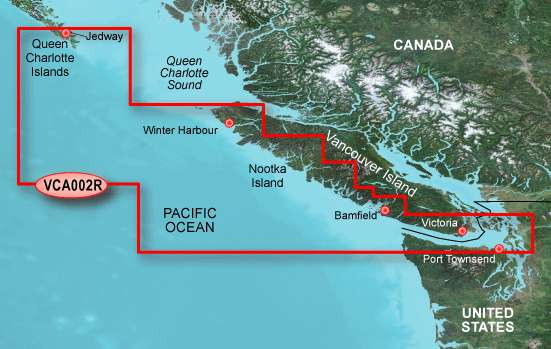 Garmin BlueChart g2 Vision Outside Passage SD Card