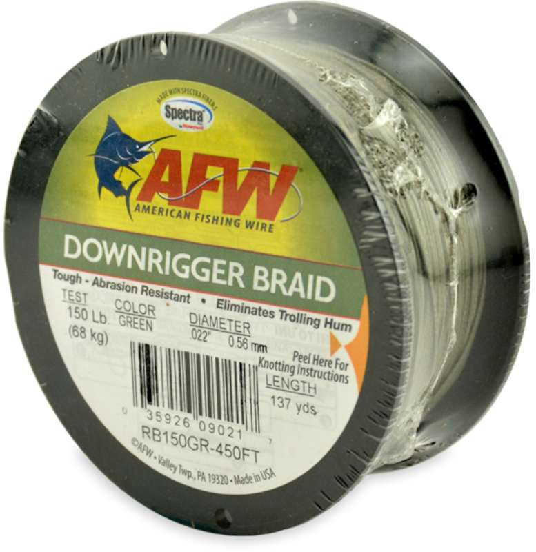 American Fishing Wire RB150GR-450FT Downrigger Braid