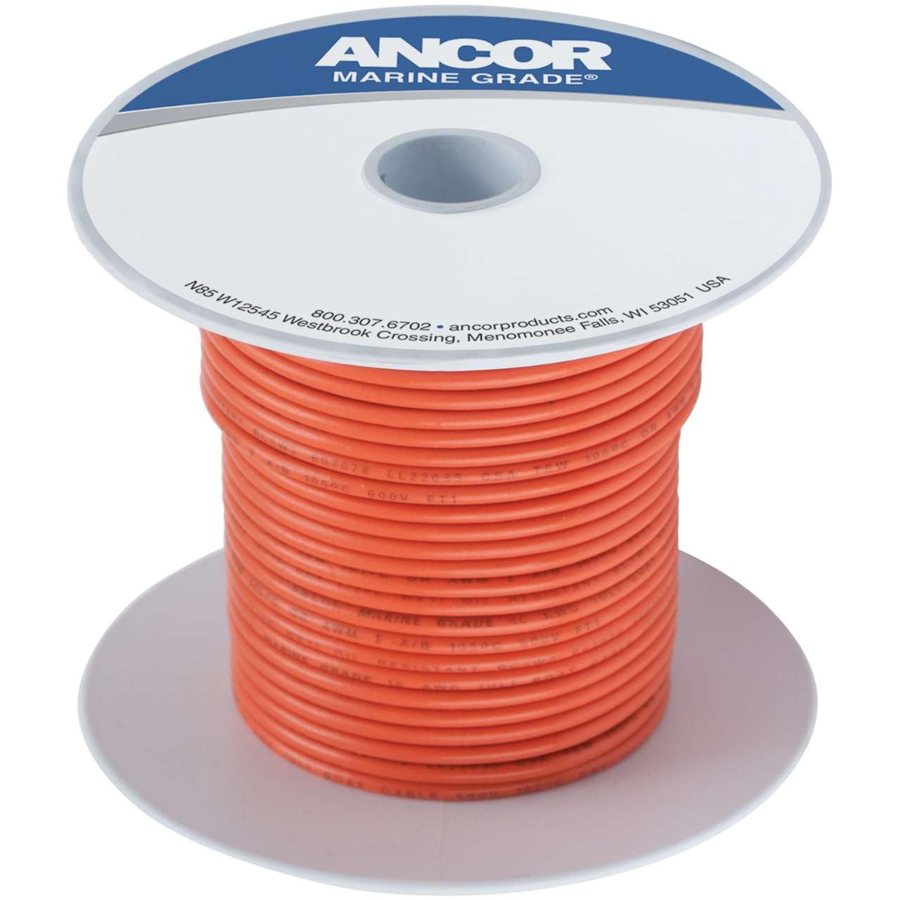 Ancor 12 AWG Tinned Copper Wire - Orange - TackleDirect