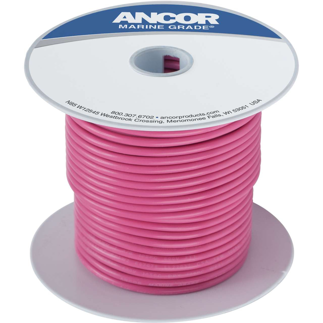 Ancor 12 AWG Tinned Copper Wire - Pink - TackleDirect