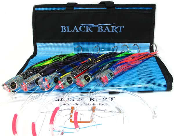 Black Bart Lures, Rigged with Trolling Double Hooks