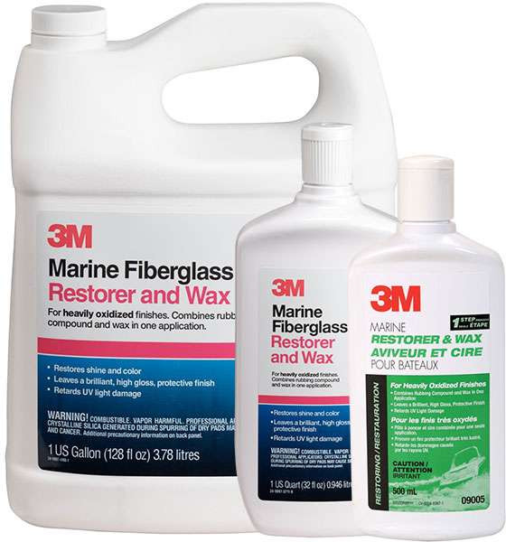 3M Marine Fiberglass Restorer and Wax - TackleDirect