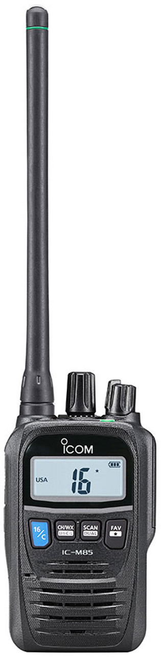Icom M85 VHF / Land Mobile Handheld Radio - TackleDirect