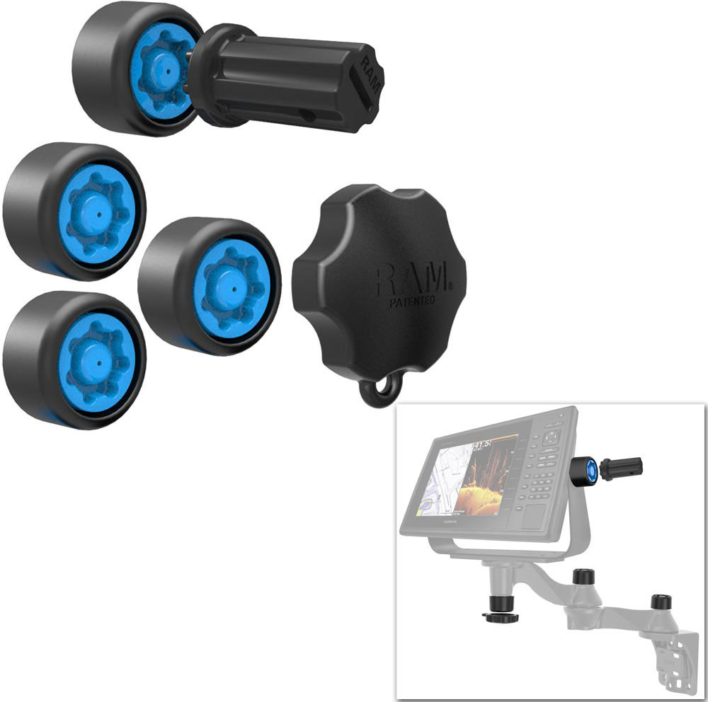 RAM Pin-Lock Security Kit - Fits Single Swing Arm with Gimbal Lock ...