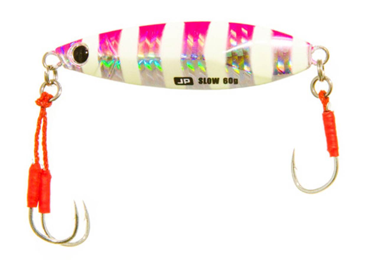 Major Craft Jigpara Slow Pitch 2.12 oz - Zebra Pink - TackleDirect