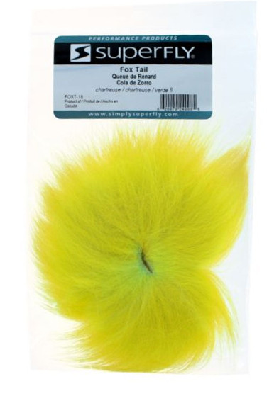 Superfly Fox Tail Medallion - Yellow - TackleDirect