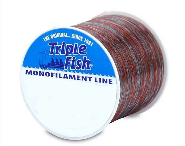 Triple Fish Monofilament Line Camo 1 / 4lb Spool 4lb / 2500yd