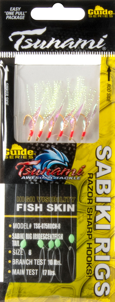 Tsunami Guide Series Flash Tail Sabiki Rigs - TackleDirect