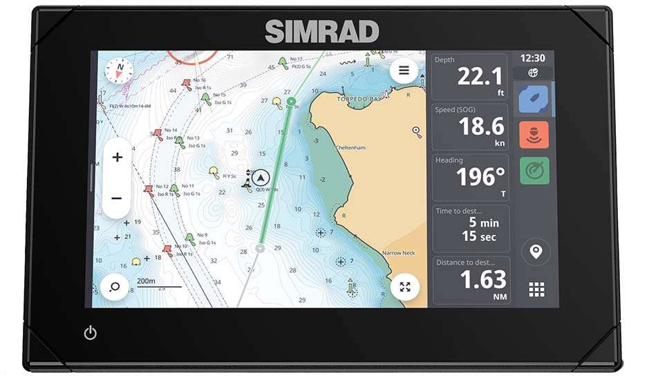 Simrad NSX Series Combo Chartplotter and Fishfinders - TackleDirect