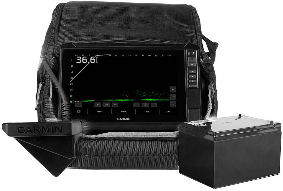Garmin 010-02688-30 ECHOMAP UHD2 93sv LiveScope Bundle - TackleDirect