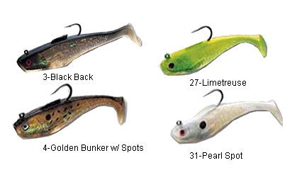 Tsunami Soft Bait Swim Shad Lures - TackleDirect