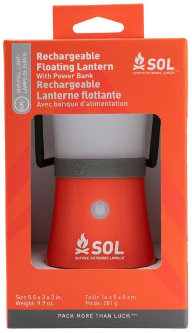Survive Outdoors Longer Floating Lantern w/ Power Bank - TackleDirect